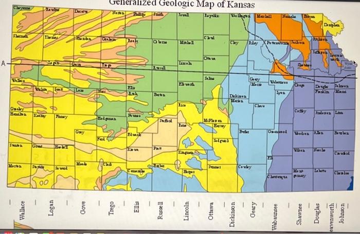 Solved In this exercise, you will be using the geologic map | Chegg.com