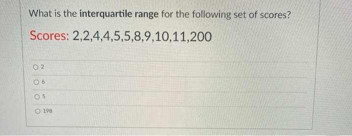 Solved what is the mean, median,mode, range, interwuartile | Chegg.com