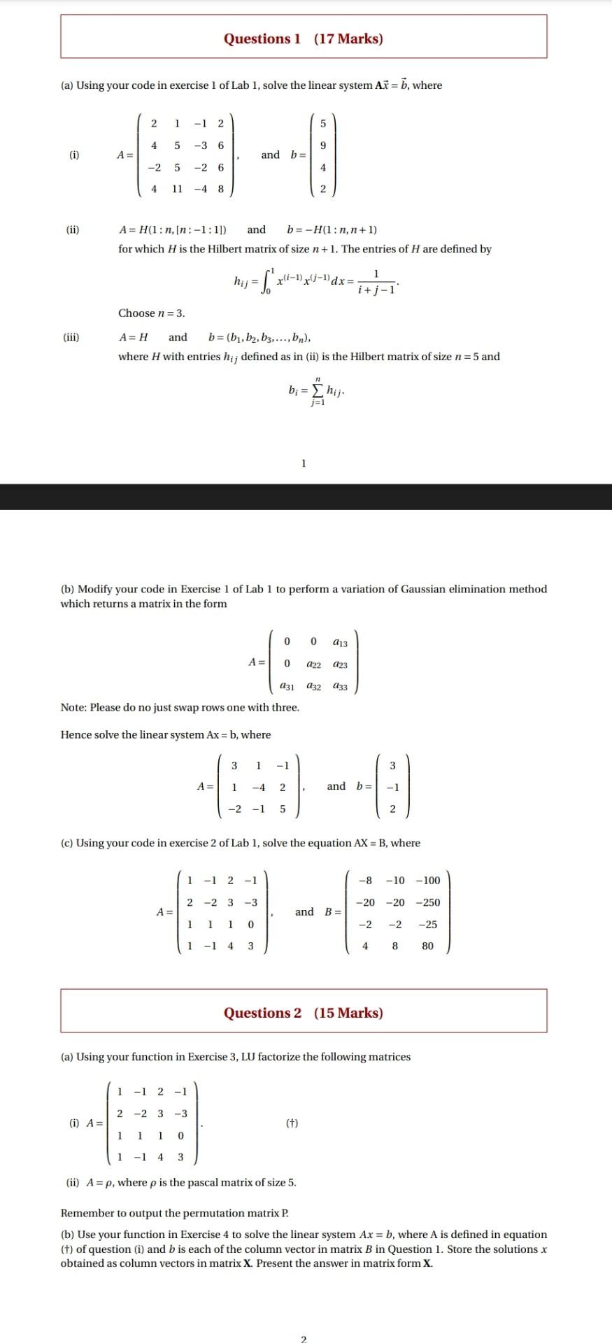 Solved Please help me note: don't use input functions to | Chegg.com