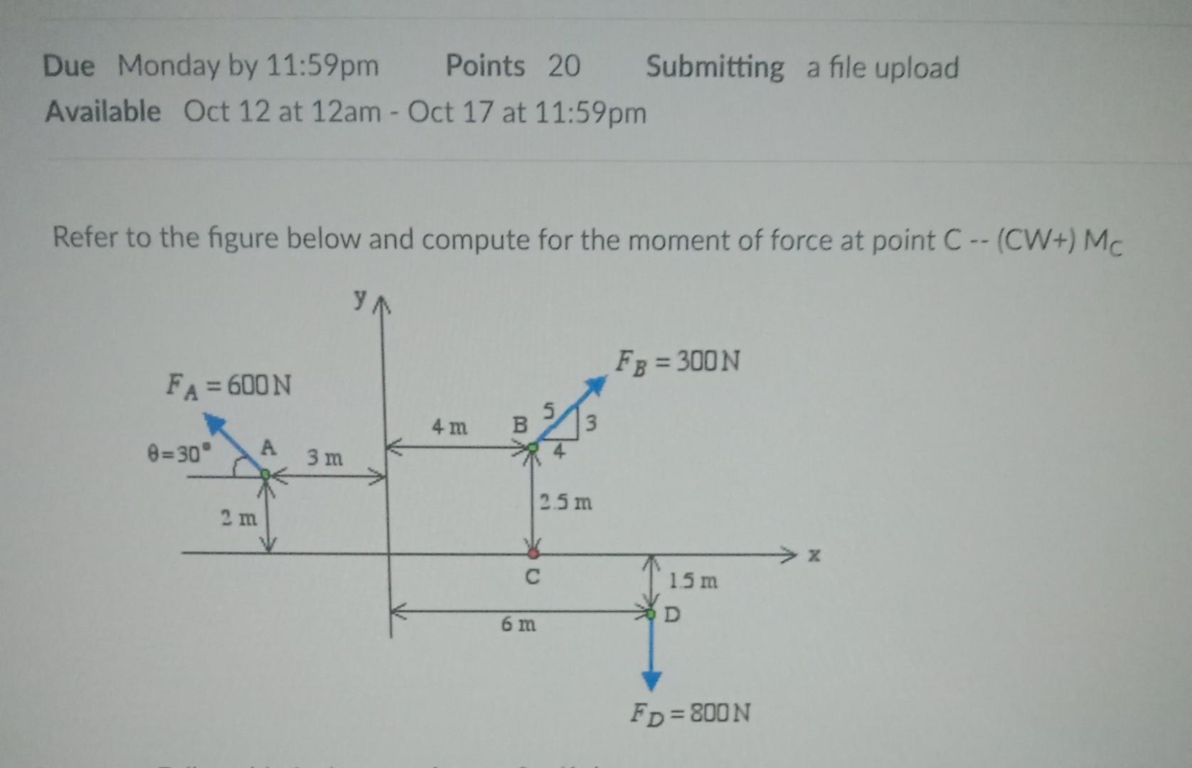 Solved Due Monday by 11:59pm Points 20 Submitting a file | Chegg.com