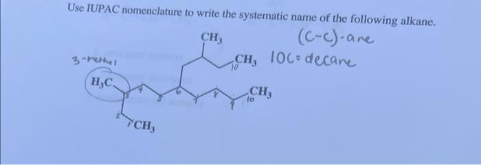 Solved Use IUPAC nomenclature to write the systematic name | Chegg.com