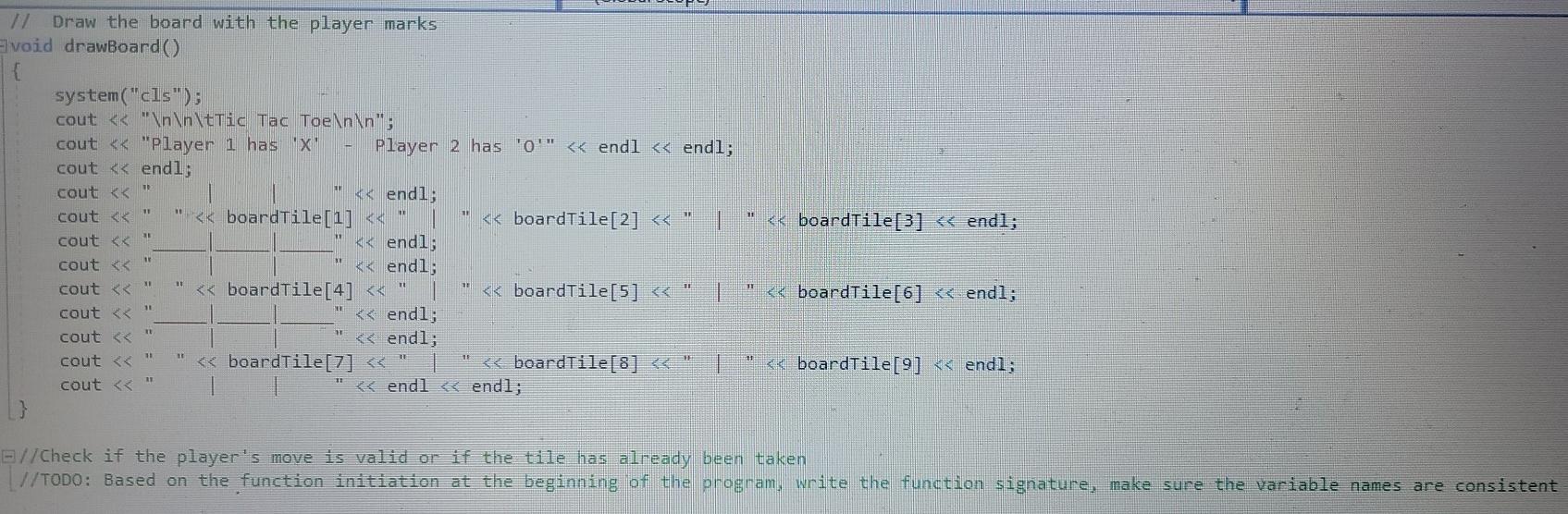 Solved 3-3 Fill in the Blank Assignment: Tic-Tac-Toe B. | Chegg.com