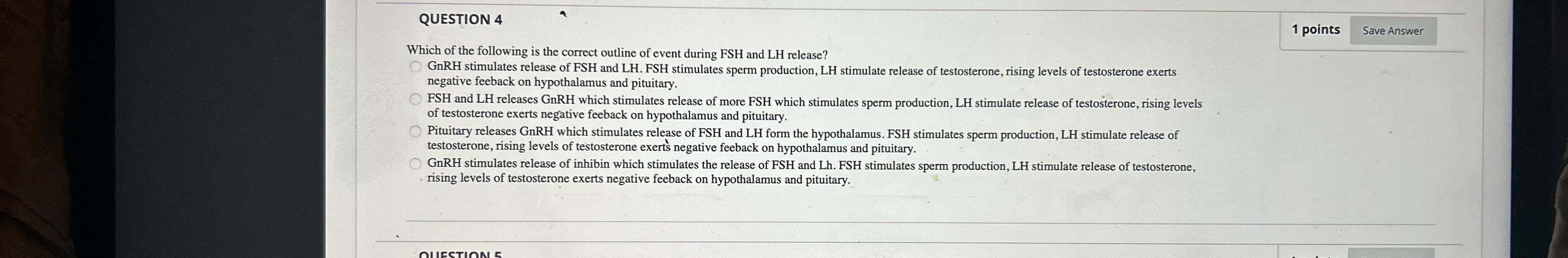 Solved QUESTION 41 ﻿pointsWhich of the following is the | Chegg.com