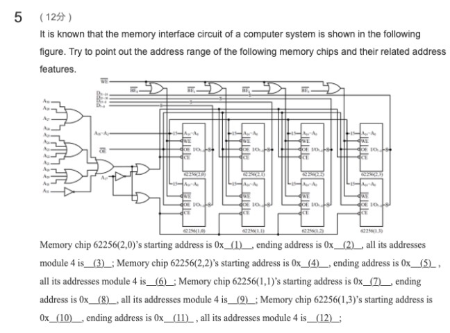 5 (125) It is known that the memory interface circuit | Chegg.com