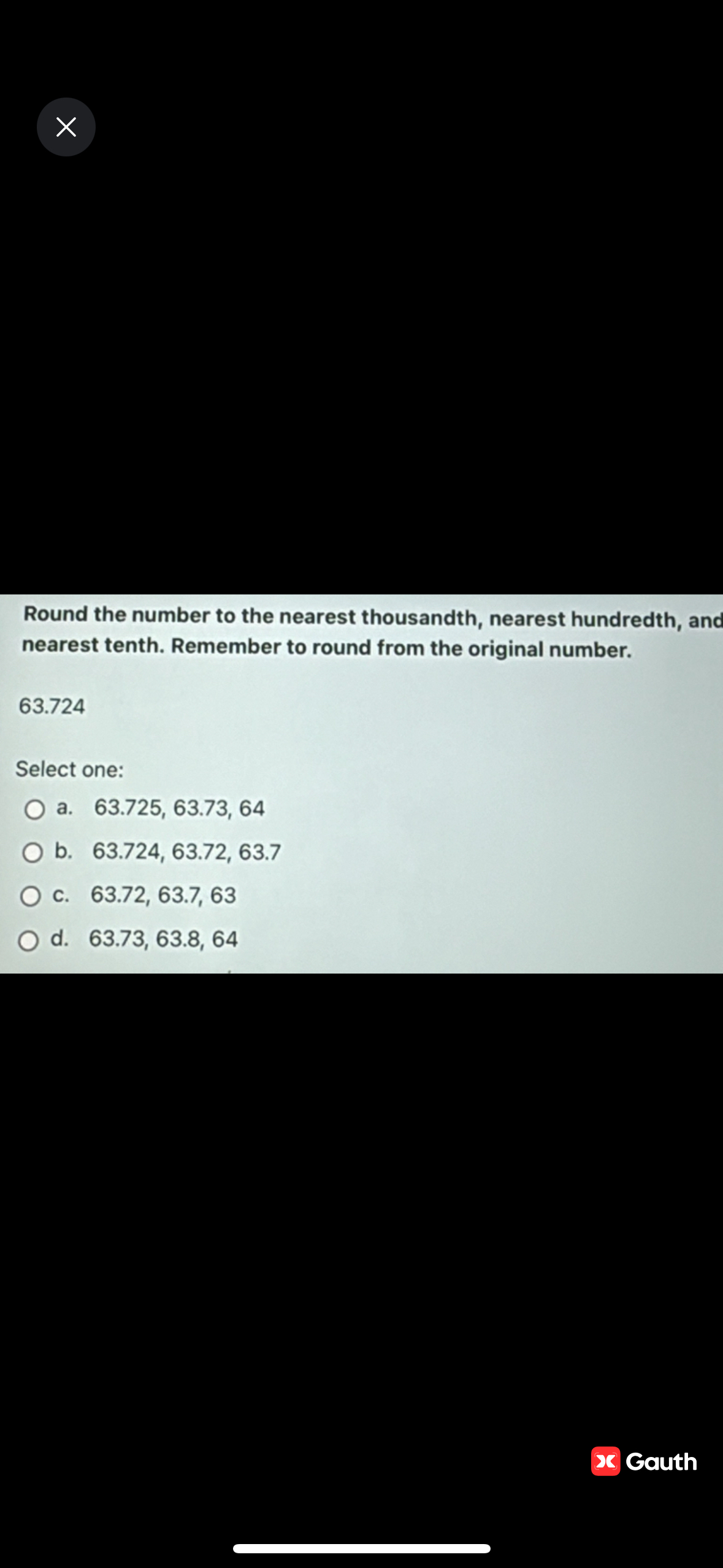 Solved Round the number to the nearest thousandth, nearest | Chegg.com