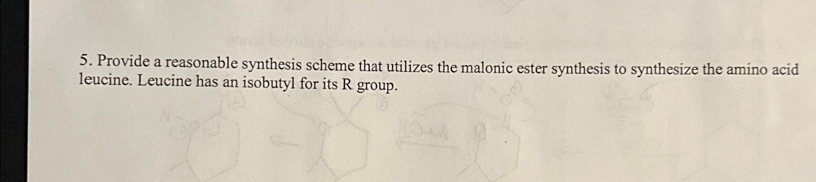 Solved Provide a reasonable synthesis scheme that utilizes | Chegg.com