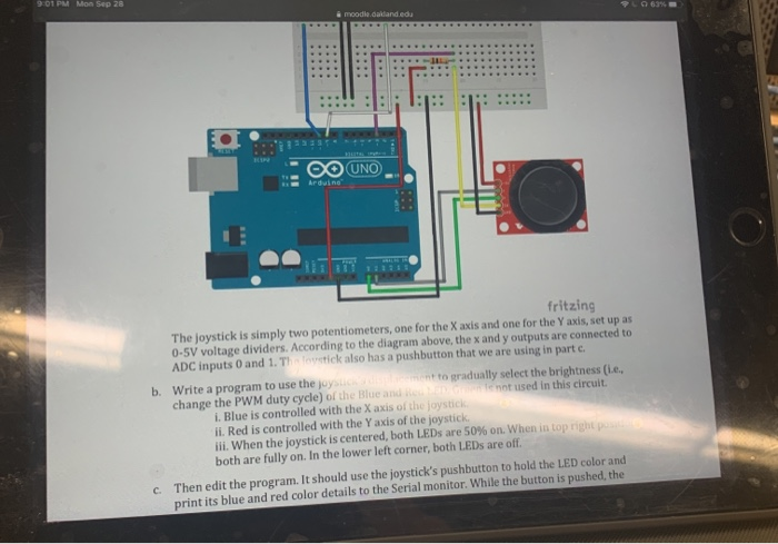 9:01 PM Mon Sep 28 63% moodle.catlanded O UNO Arduino | Chegg.com
