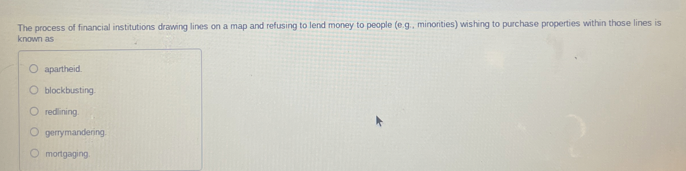 Solved The process of financial institutions drawing lines | Chegg.com