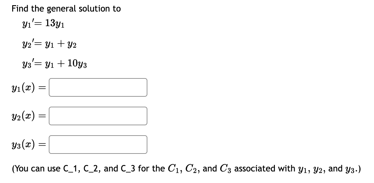 Solved Find the general solution | Chegg.com