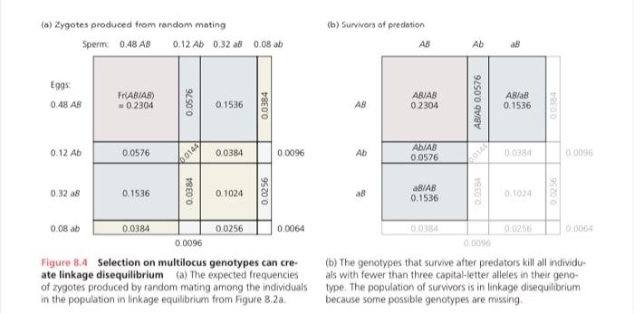1) Figure 8.4 presented an example of selection | Chegg.com