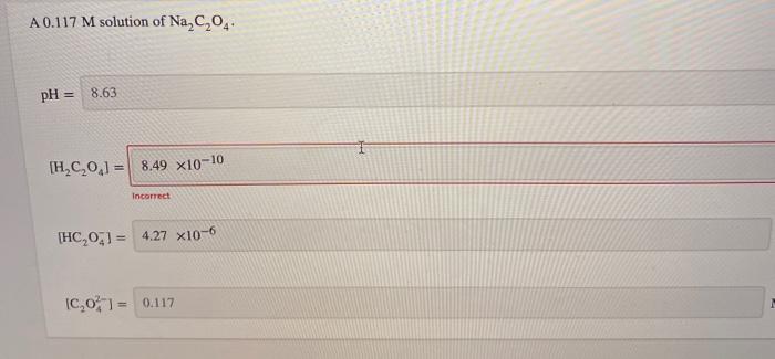 Solved Oxalic acid, H,C,,, has acid dissociation constants | Chegg.com