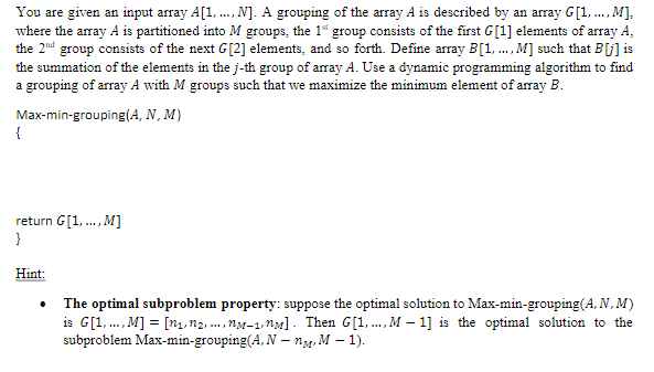 Solved C++ ﻿PROGRAMMING:You are given an input array | Chegg.com