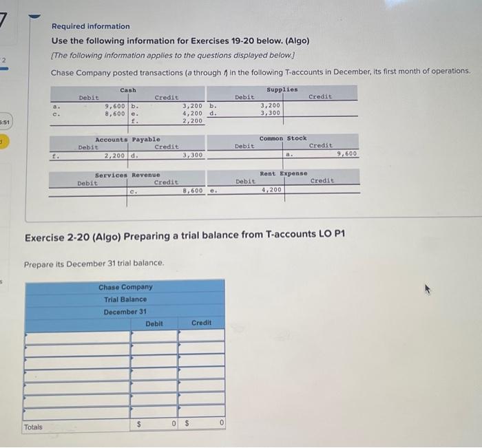 Solved Required information Use the following information | Chegg.com