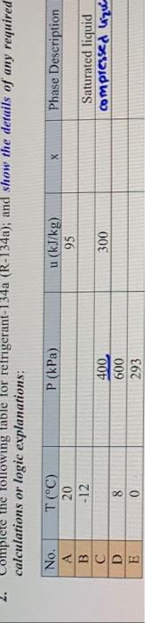 Solved calculations or logic explanations: | Chegg.com