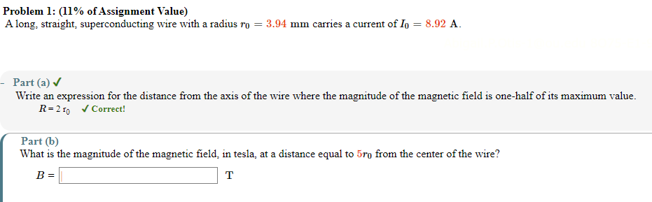 Solved Problem 1: (11% ﻿of Assignment Value)A long, | Chegg.com