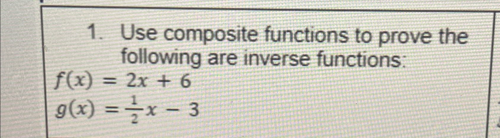 Solved Use composite functions to prove the following are | Chegg.com