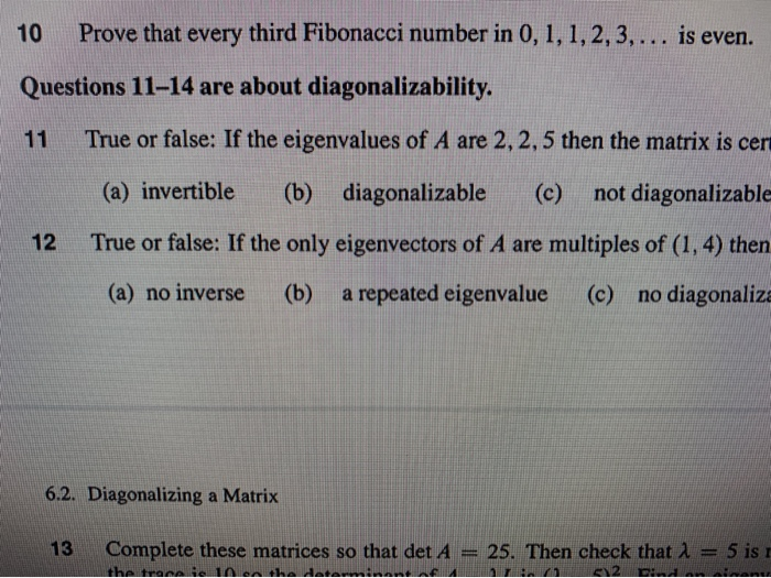 Solved 10 Prove That Every Third Fibonacci Number In