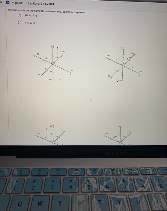 Solved 3. -/1 points LarCalc10 11.2.004. Plot the points on | Chegg.com Solved 3. -/1 points LarCalc10 11.2.004. Plot the points on | Chegg.com