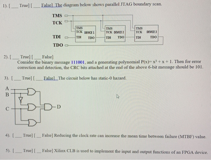 1 True False The S Parallel Jtag Boundary