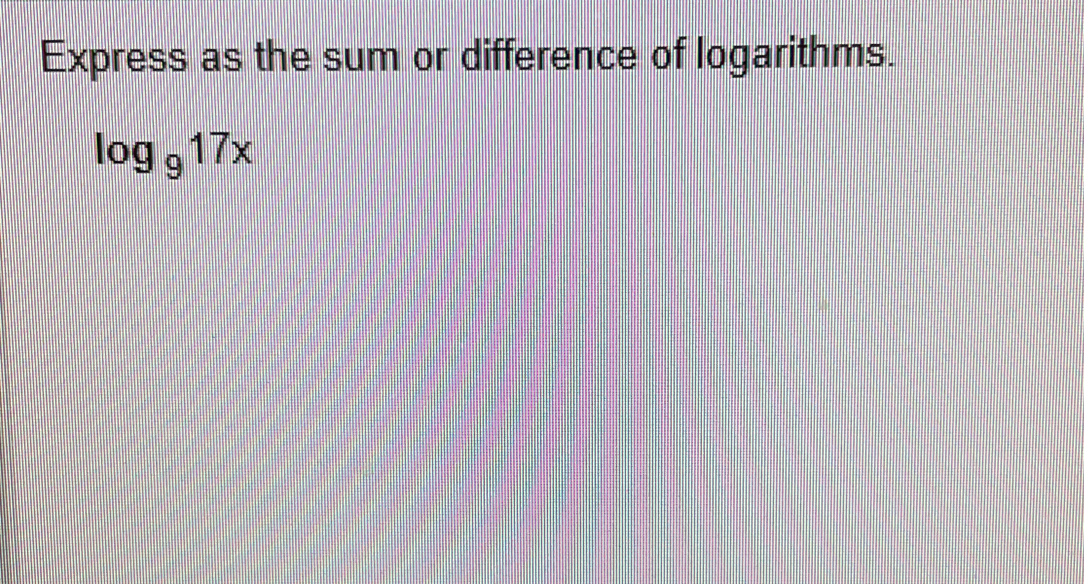 Solved Express as the sum or difference of | Chegg.com