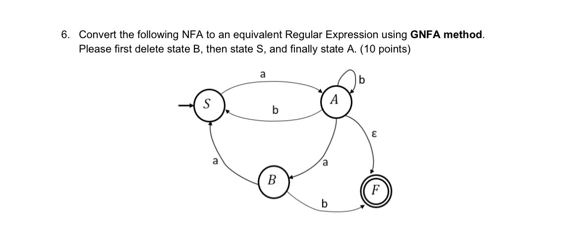 Solved Convert the following NFA to an equivalent Regular | Chegg.com