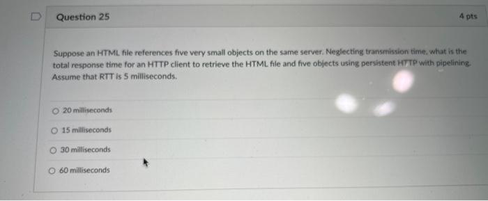 Suppose an HTML. file references five very small | Chegg.com