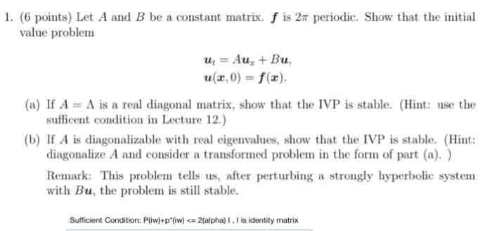 Solved This is a non linear numerical PDE problem. If you | Chegg.com