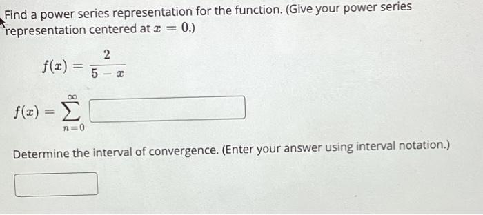 Solved Find a power series representation for the function. | Chegg.com