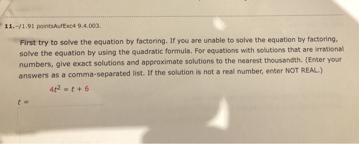 Solved 11.-/1.91 pointsAufExc4 9.4.003. First try to solve | Chegg.com
