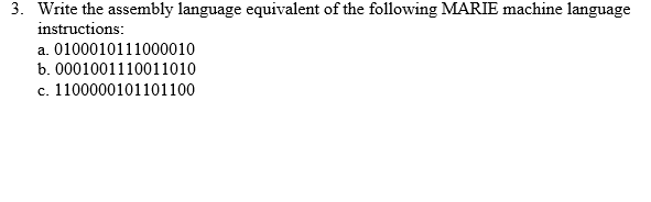 Solved Write the assembly language equivalent of the | Chegg.com