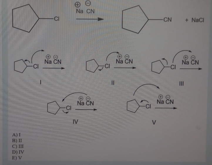Solved Which of the following is an Sn2 ﻿mechanism | Chegg.com
