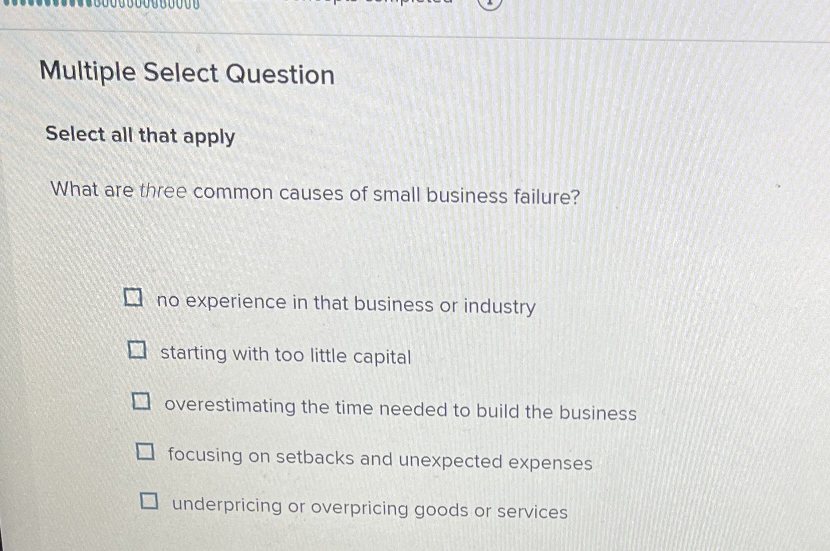 Solved Multiple Select QuestionSelect all that applyWhat are | Chegg.com