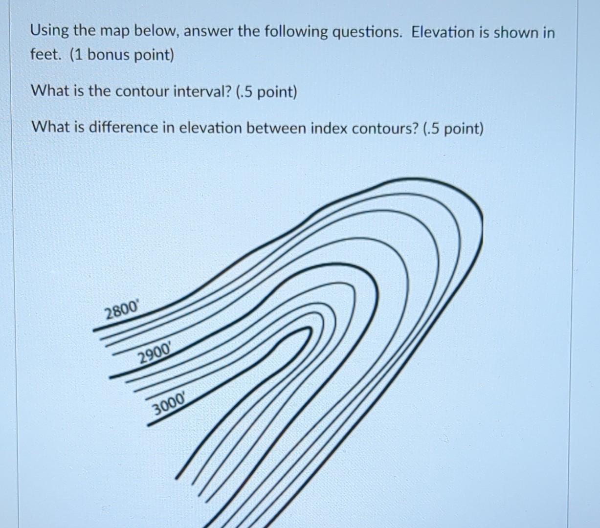 Solved Using the map below, answer the following questions. | Chegg.com