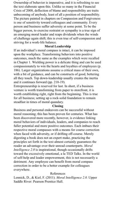 Solved Does this writting sample demonstrate acceptable | Chegg.com