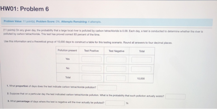 Solved HW01: Problem 6 Problem Value: 11 points). Problem | Chegg.com