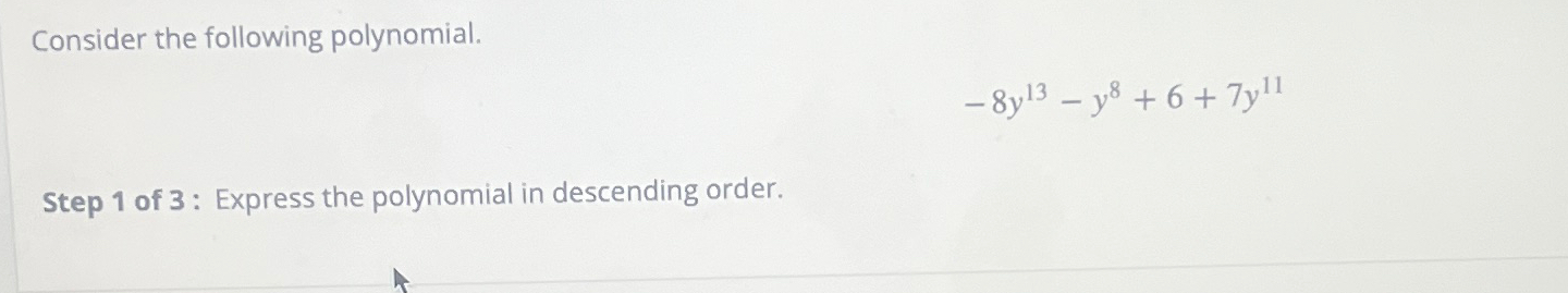 Solved Consider the following | Chegg.com