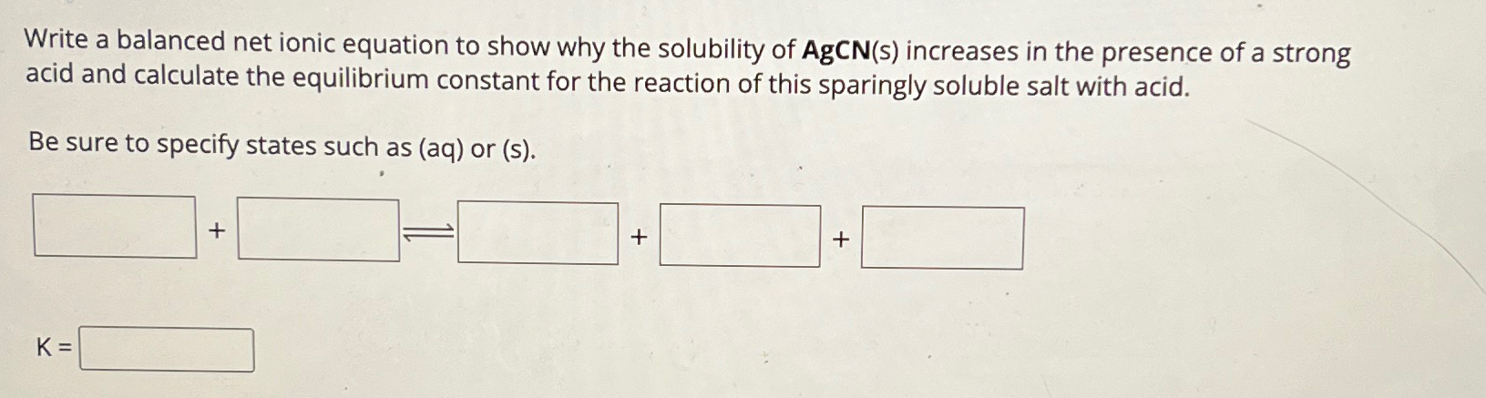 Solved QUESTION #1) ﻿Write a balanced net ionic equation to | Chegg.com