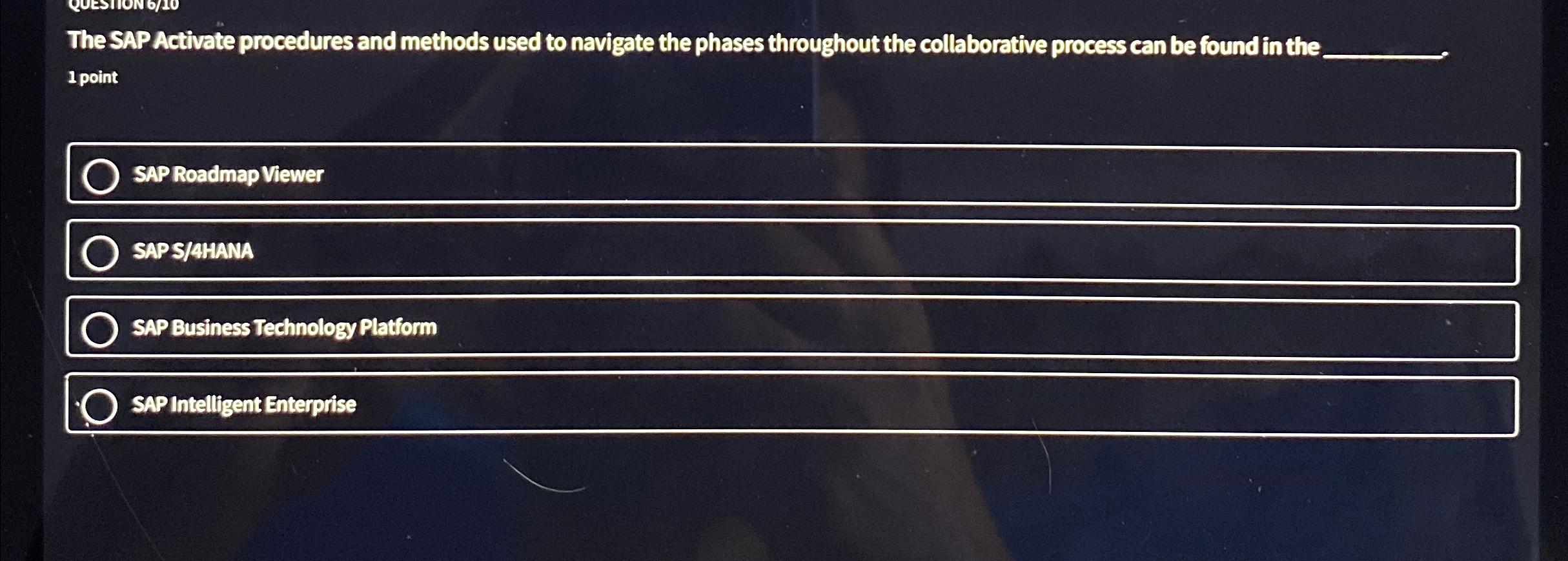 Solved The SAP Activate procedures and methods used to | Chegg.com