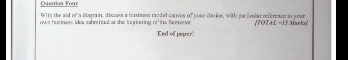 Solved Question FourWith the aid of a diagram, discuss a | Chegg.com