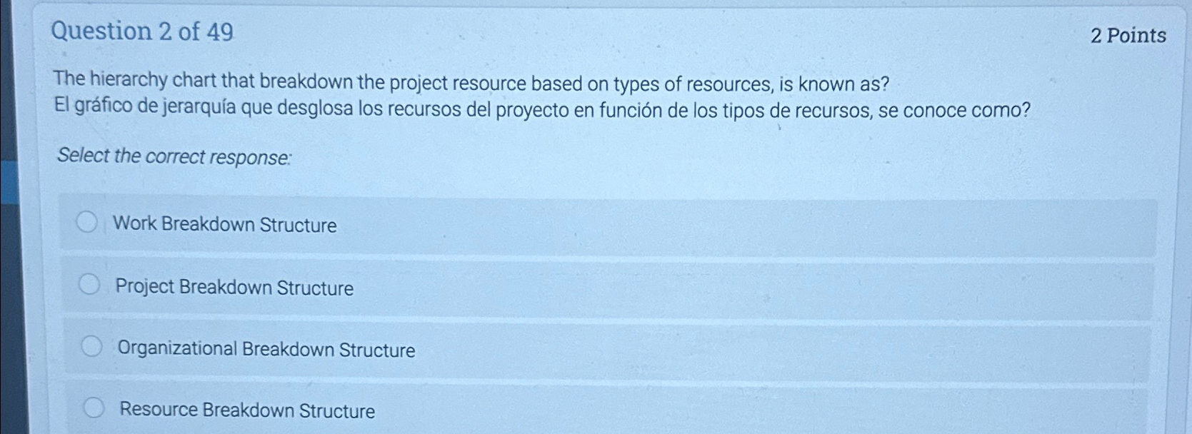 Solved Question 2 ﻿of 492 ﻿PointsThe hierarchy chart that | Chegg.com
