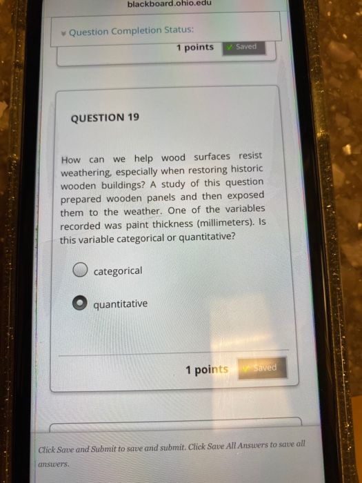 Solved blackboard.ohio.edu Question Completion Status: 1 | Chegg.com