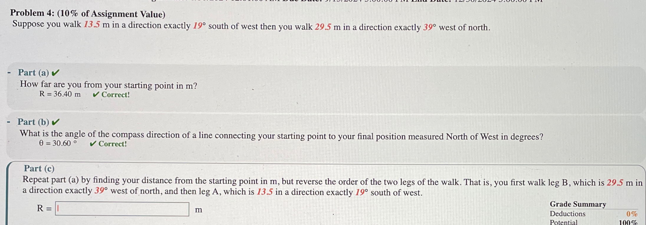 Solved Problem 4: ( 10% ﻿of Assignment Value)Suppose you | Chegg.com