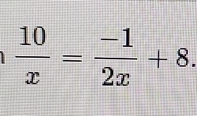 Solved 10x=-12x+8 | Chegg.com
