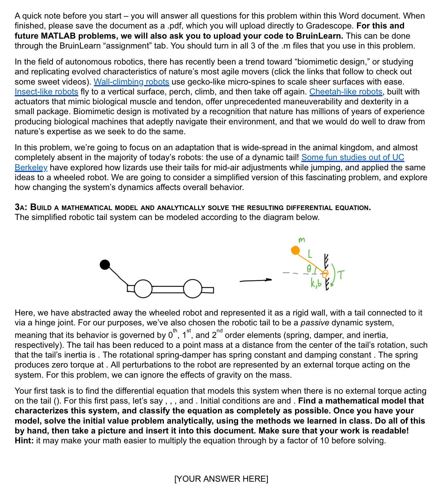 Solved In the field of autonomous robotics, there has | Chegg.com