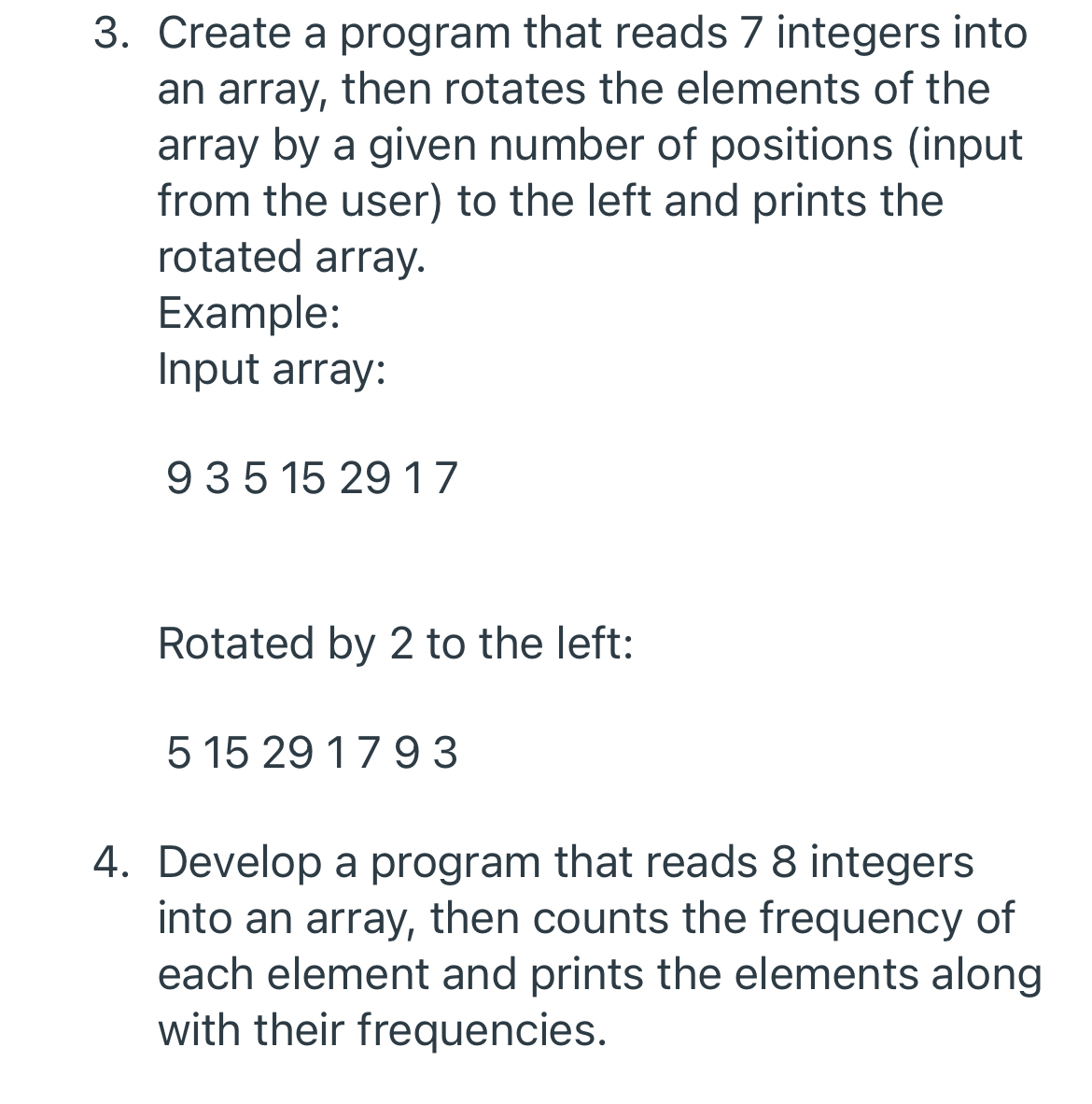 Solved C++ ﻿Programs: 1. ﻿Create a program that reads 7 | Chegg.com