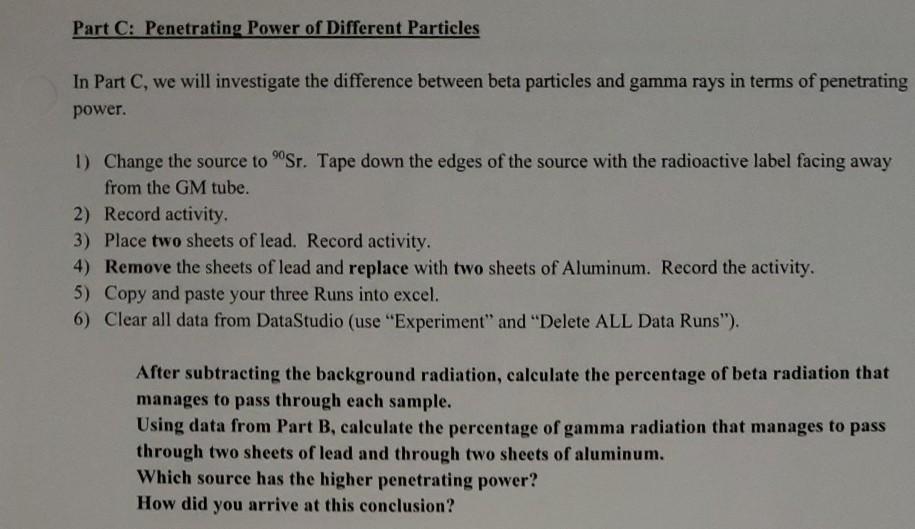 Experiment #11 for Phys 1007 part a background 5 cm | Chegg.com