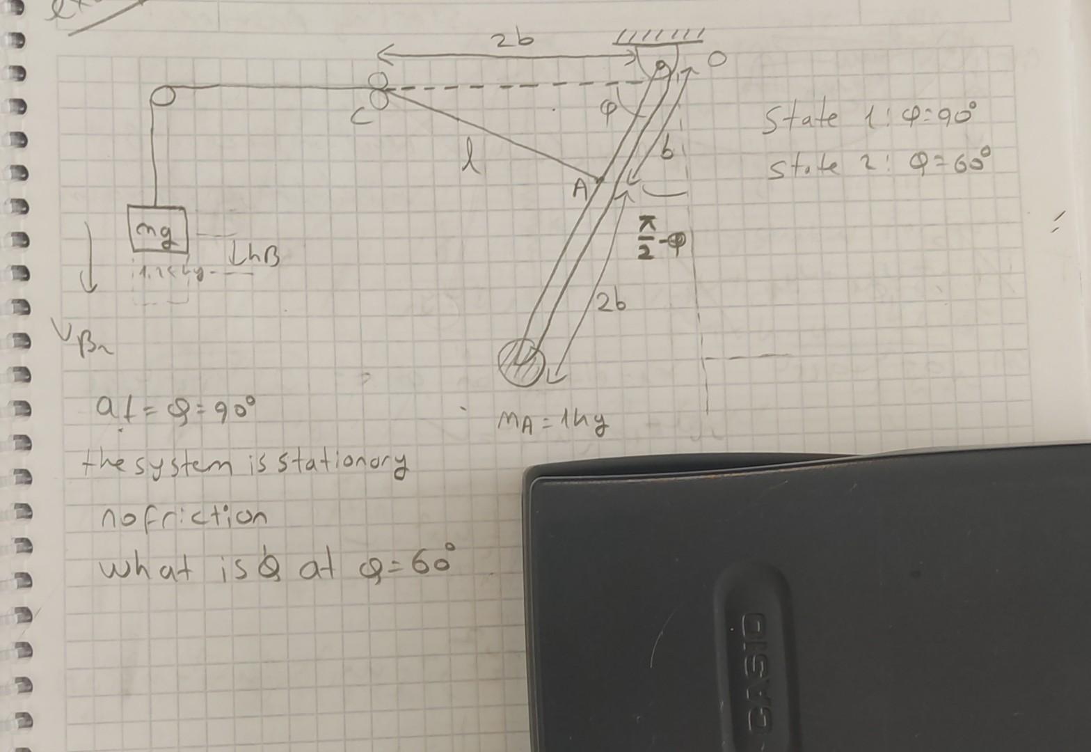 State 1: \\( \\varphi=90^{\\circ} \\) stite 2: \\( | Chegg.com