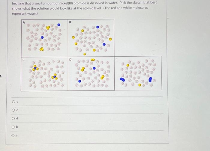 Solved Imagine that a small amount of nickel(III) bromide is | Chegg.com