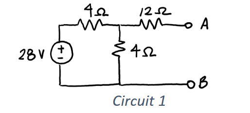 Solved 3. ﻿For Circuit 1, ﻿below:Circuit 1a. ﻿Find Voc | Chegg.com