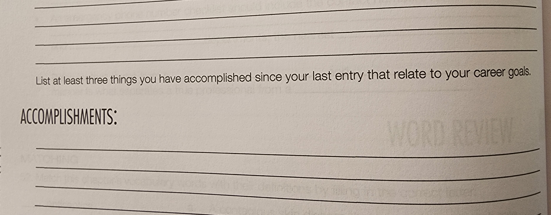 List at least three things you have accomplished | Chegg.com List at least three things you have accomplished | Chegg.com